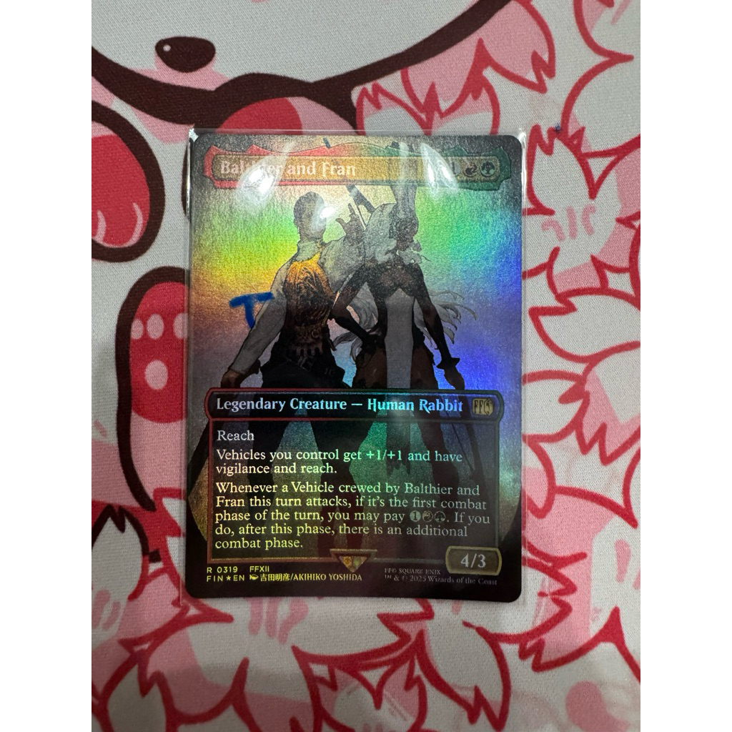 MTG Final Fantasy Variants Foil: Balthier and Fran (0319 - Borderless ...