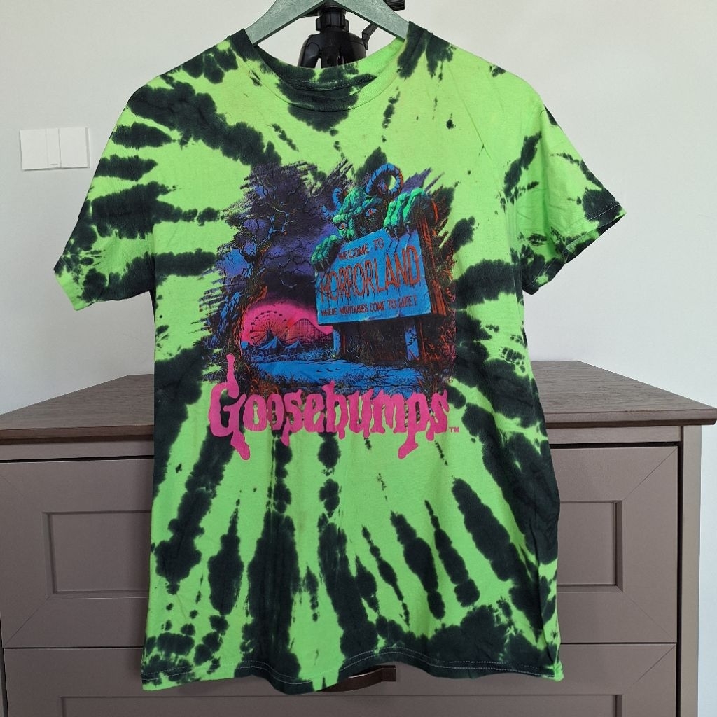 เสื้อยืด มัดย้อม Goosebumps horrorland tie dye size M (AE34) | Shopee ...