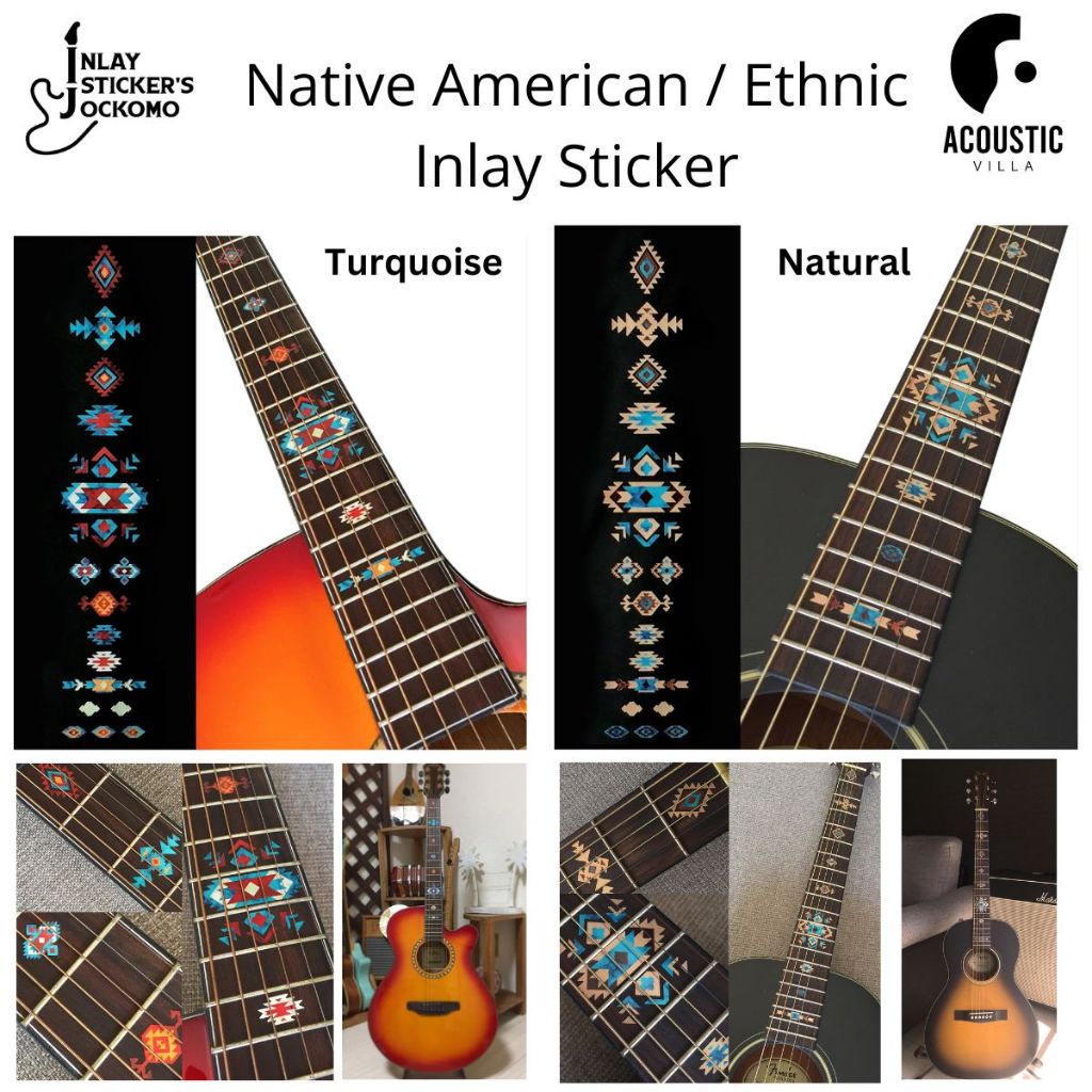 Native American / Ethnic Fret Marker for Guitar | Shopee Thailand