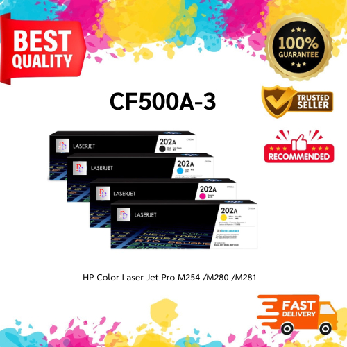 HP 202A CF500A/CF501A/CF502A /CF503A | Shopee Thailand