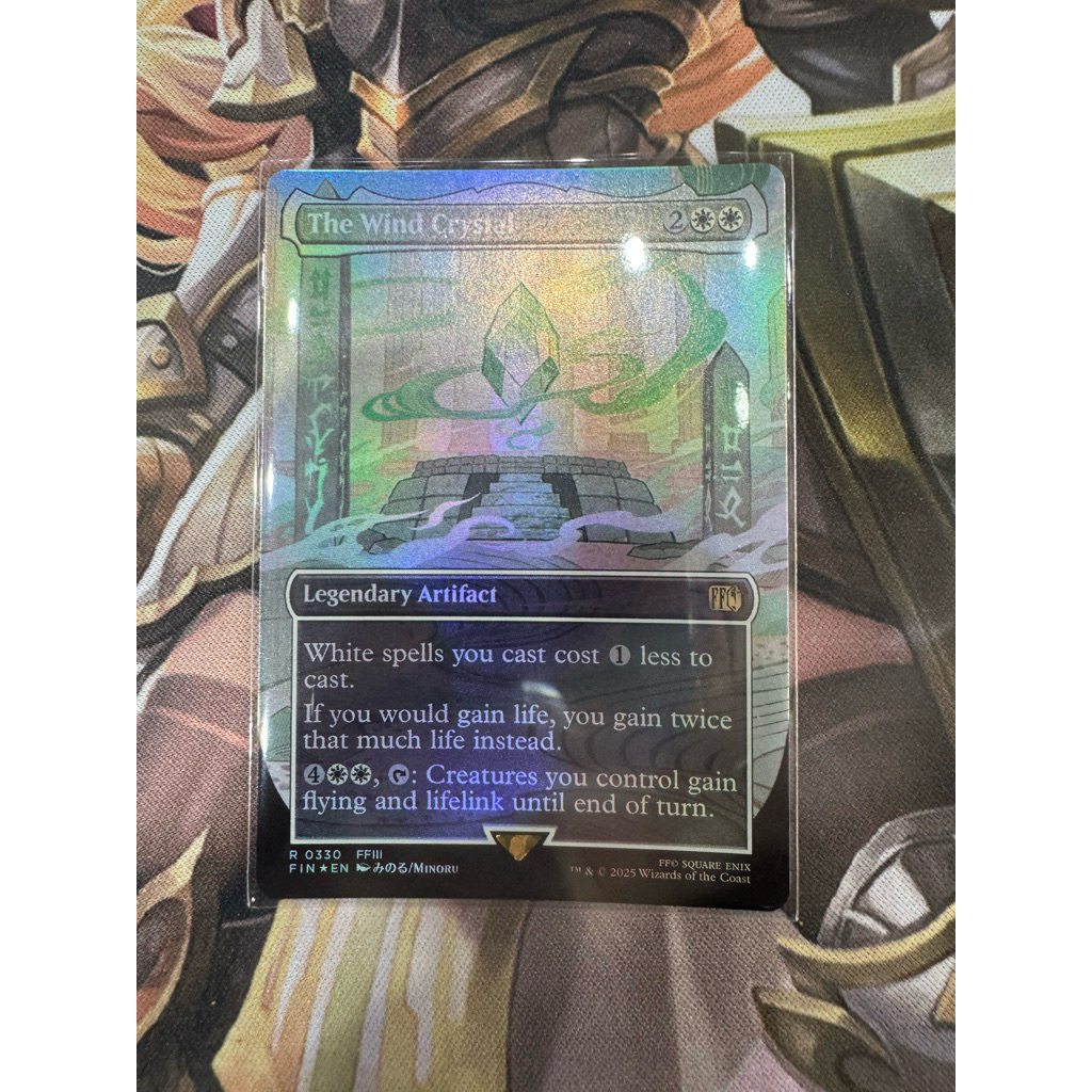 MTG Final Fantasy Variants Foil: The Wind Crystal (0330 - Borderless ...