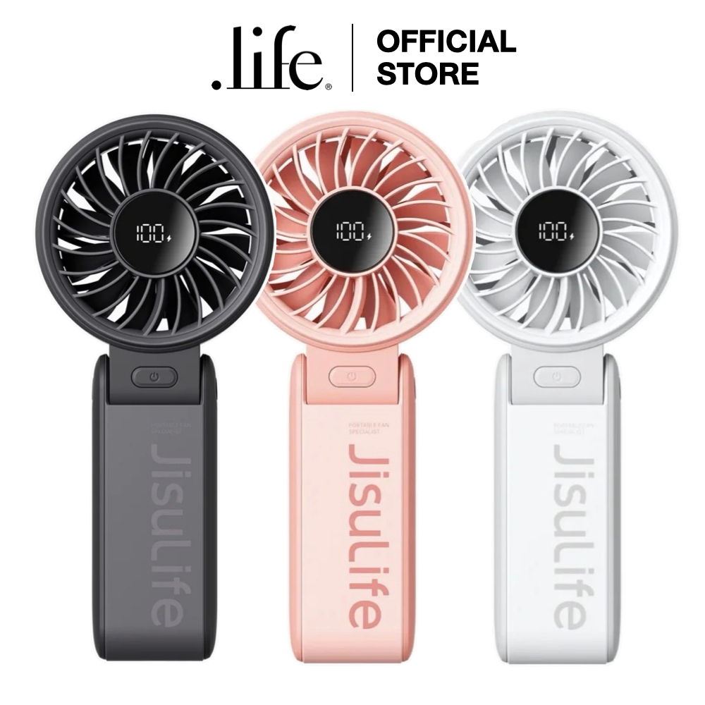 Jisulife พัดลมมือถือแบบพับได้ , พัดลมพกพา , พัดลมมือถือ รุ่น Life 7 ...