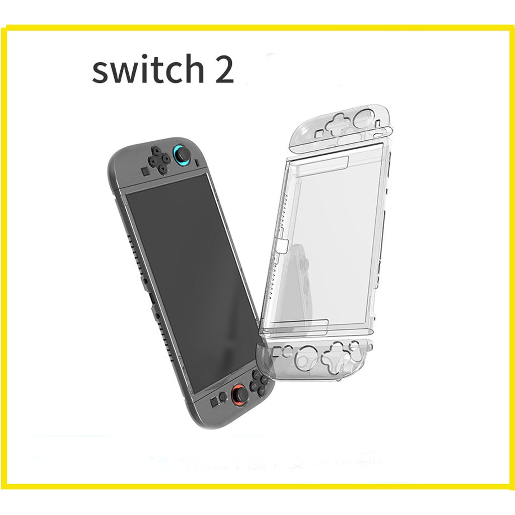 Nintendo Switch2 เคสใส switch2 ตรงจอย แบบเคสtpu แบบยางนิ่ม บางและเคสกลางเป็นกรอบใสสามารถเสียบลง ...