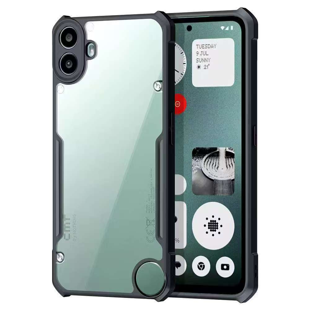 Nothing CMF Phone(1)(พร้อมส่งในไทย)เคสกันกระแทกขอบสีหลังใสNothing CMF ...