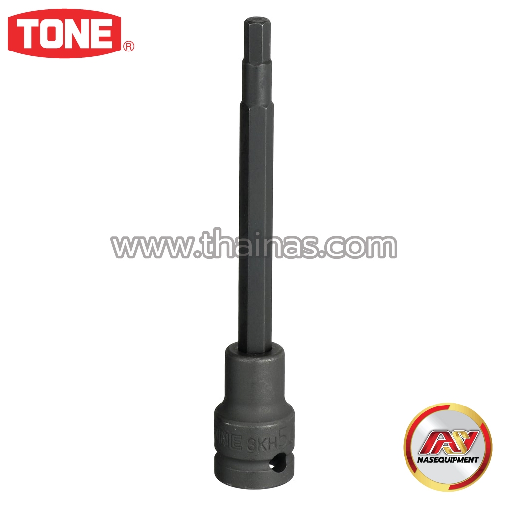 TONE ลูกบล็อก6เหลี่ยมเดือยโผล่ ขนาด 3/8" | LONG HEXAGON SOCKET (HEAVY DUTY) | รุ่น 3KH-L SERIES ...