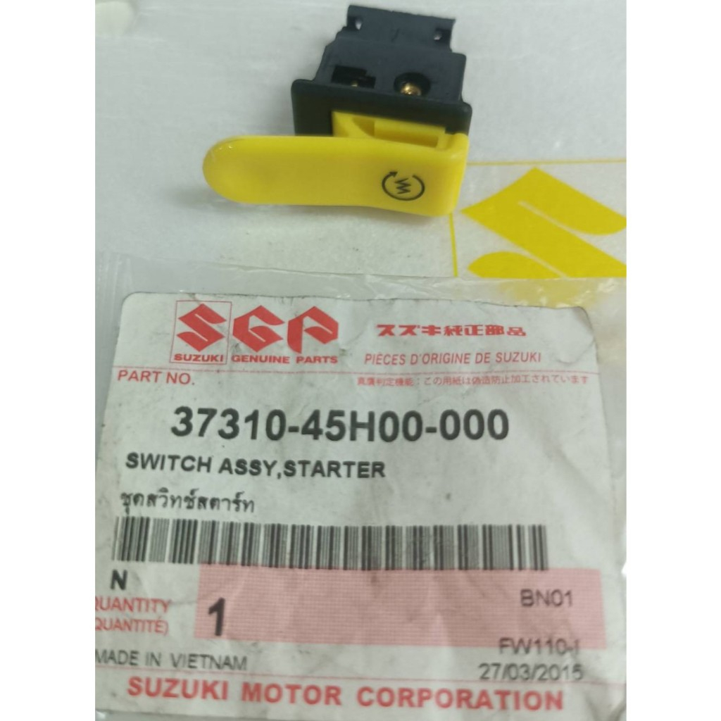 ชุดสวิทช์สตาร์ท New Smash FW110-I แท้ศูนย์ Suzuki 37310-45H02-000 ...
