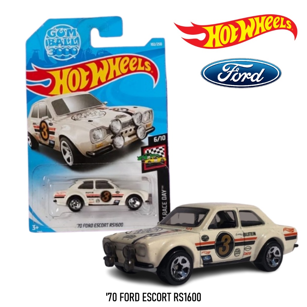 โมเดลรถเหล็ก Hot Wheels รุ่น '70 FORD ESCORT RS1600 รถของเล่น ของสะสม ...