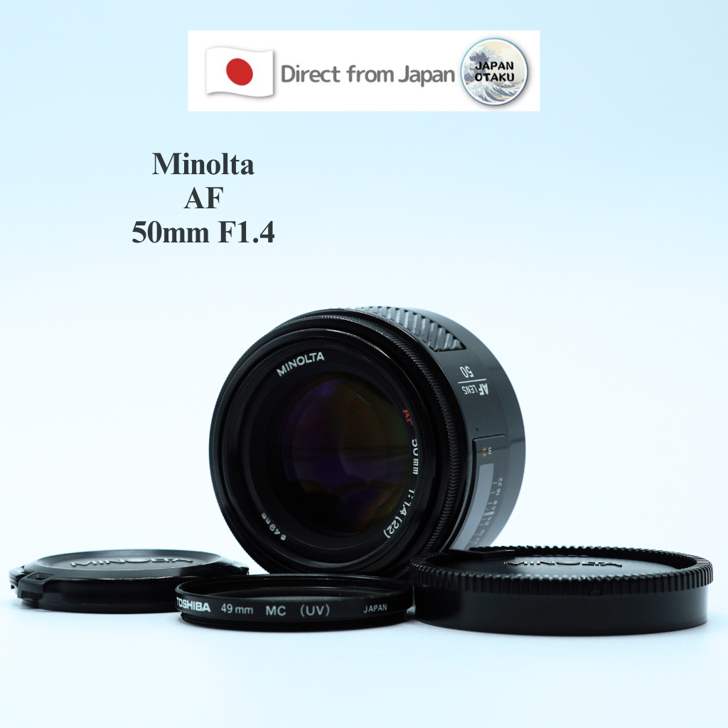 [มือสองในญี่ปุ่น] " เลนส์วินเทจ " Minolta AF 50mm f1.4 เปิดตัวในญี่ปุ่น ...