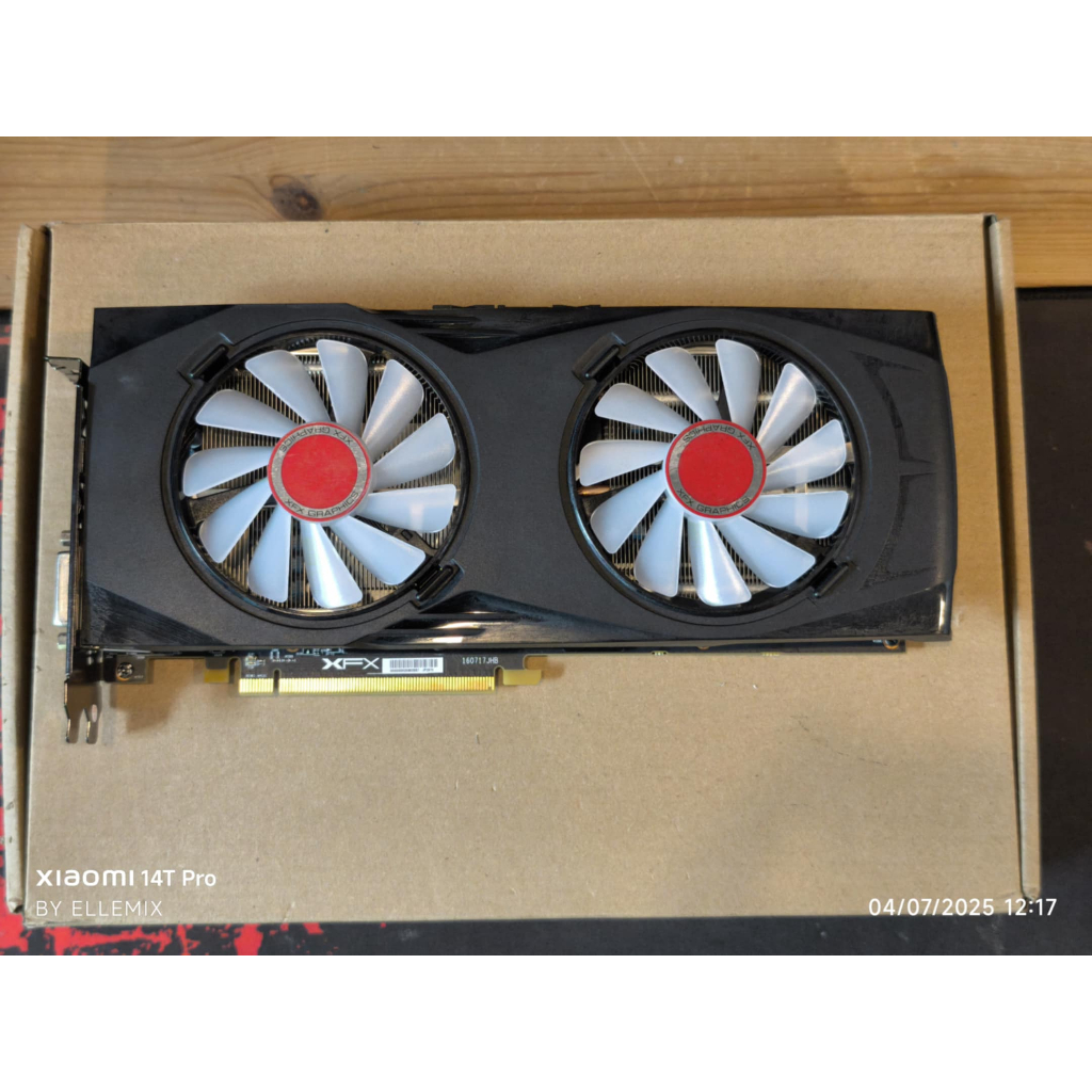 XFX Radeon RX 580 GTR ED LED XXX Edition 8GB GDDR5 การ์ดจอมือสอง ประกัน ...
