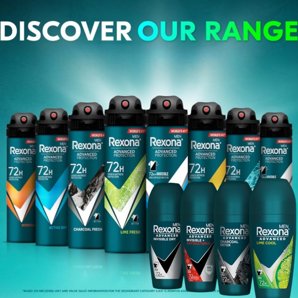 Rexona Men Advanced Protection 72H Deodorant Spray. | Shopee Thailand