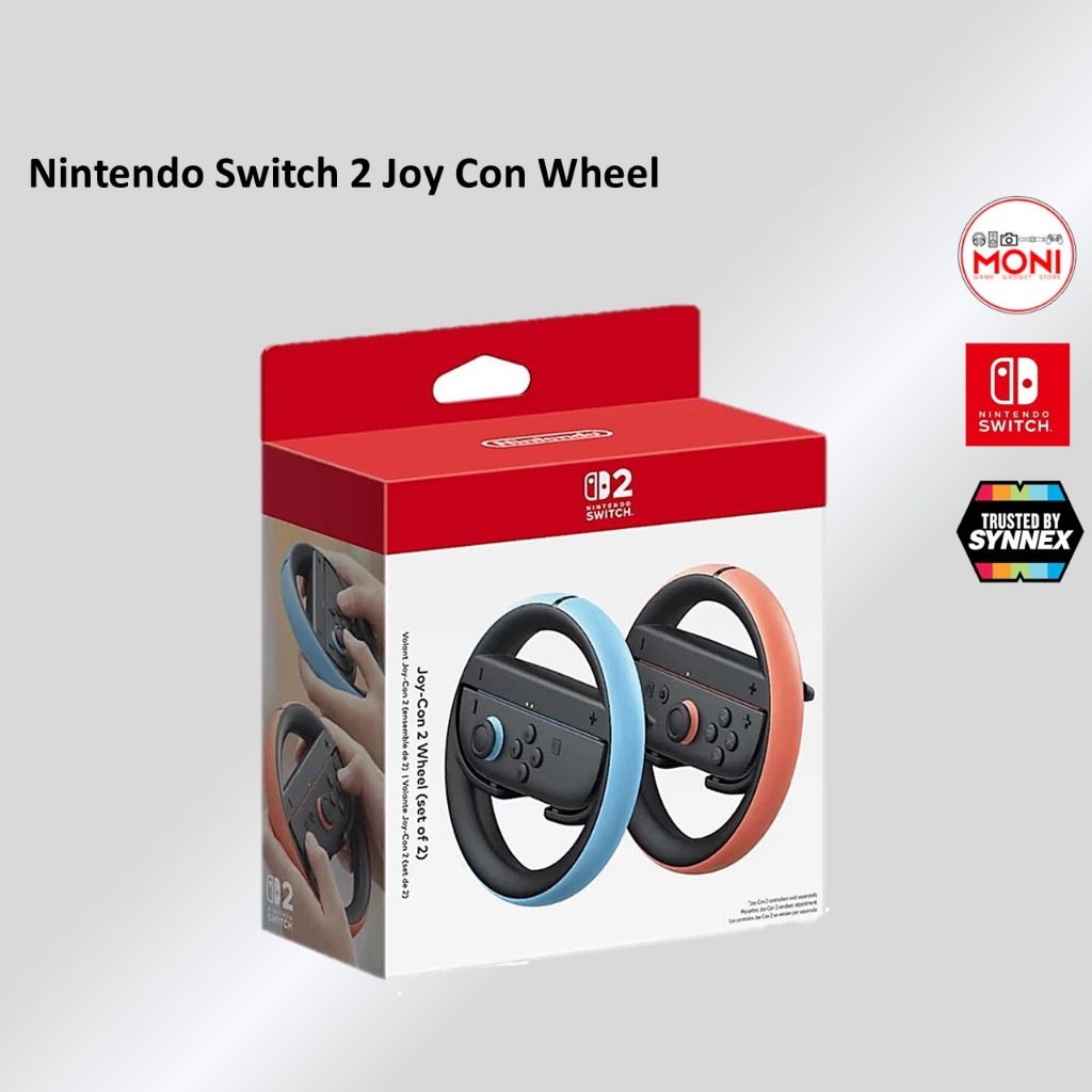 Nintendo Switch 2 Joy Con wheel (Set of 2) เหมาะสำหรับเกมส์แข่งรถ 1 ชุด ...