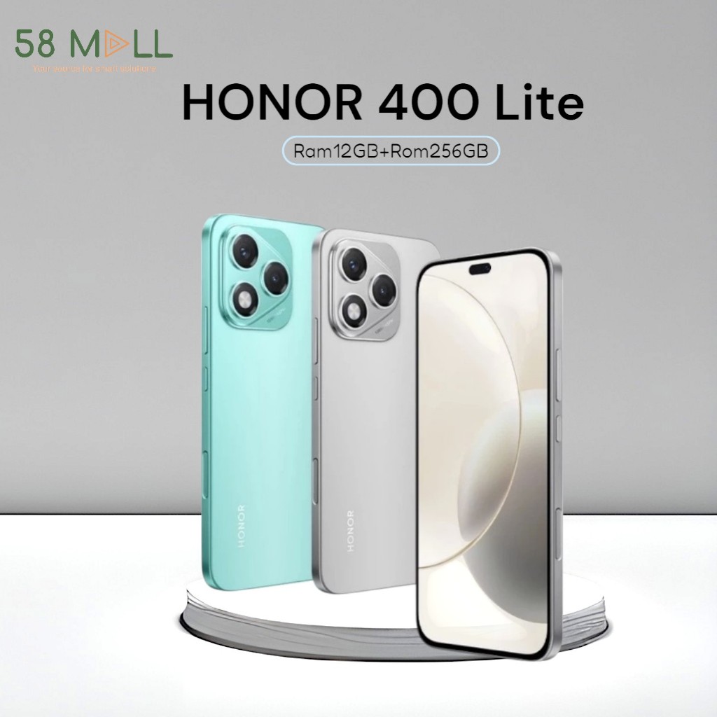 HONOR 400 Lite (12 + 256GB) โทรศัพท์มือถือ กล้อง 108MP | จอ 6.7” AMOLED 120Hz | Dimensity 7025 ...
