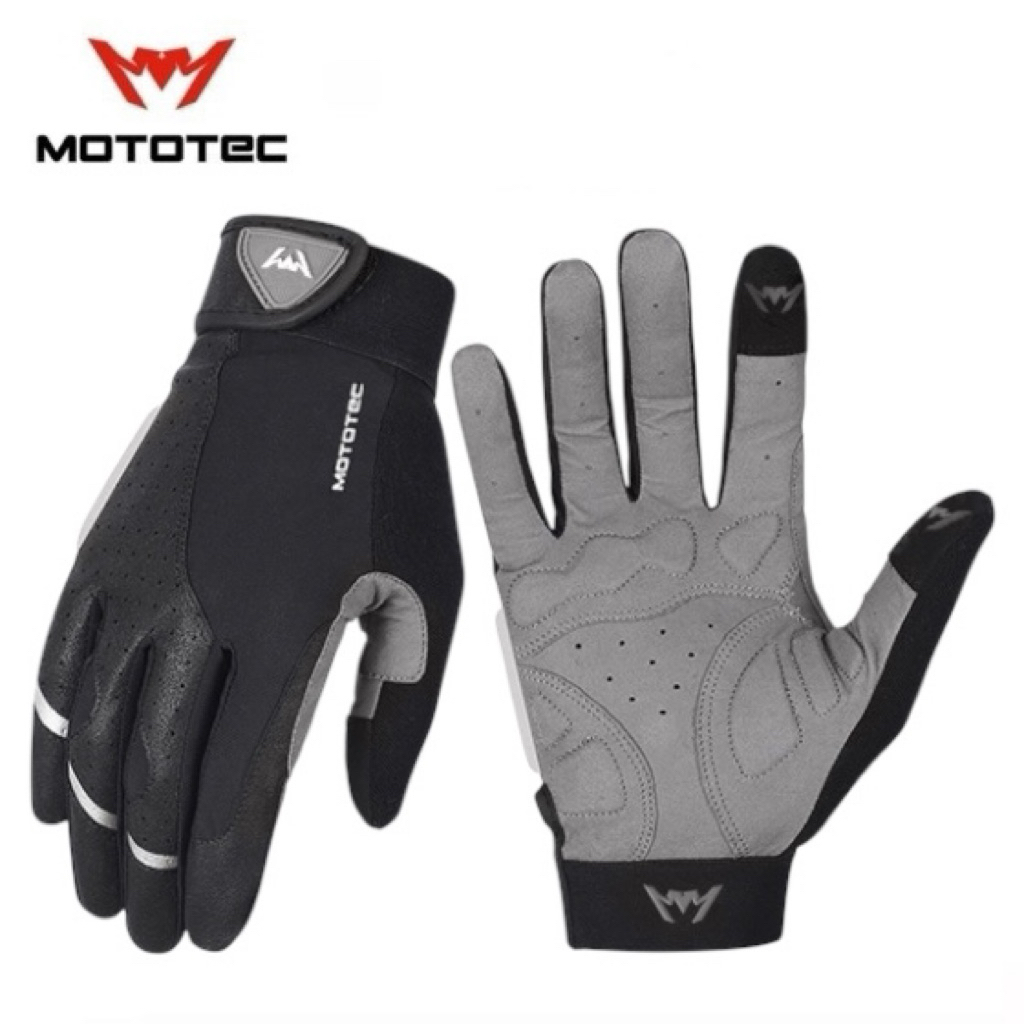 MOTOTEC MT-RG02 ถุงมือขี่มอเตอร์ไซค์ถุงมือปั่นจักรยานเต็มนิ้ว เบาสบาย ...