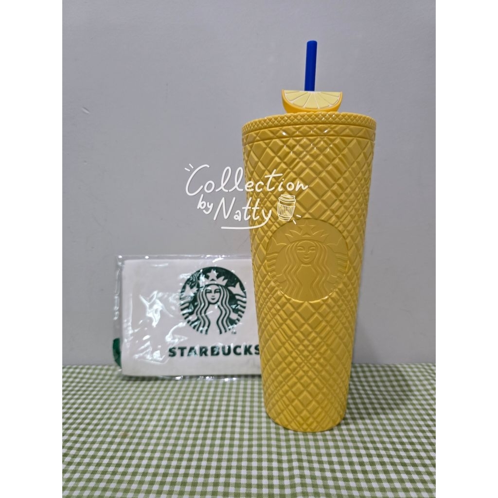 สตาร์บัคส์พลาสติก Yellow Lemon cold cup | Shopee Thailand