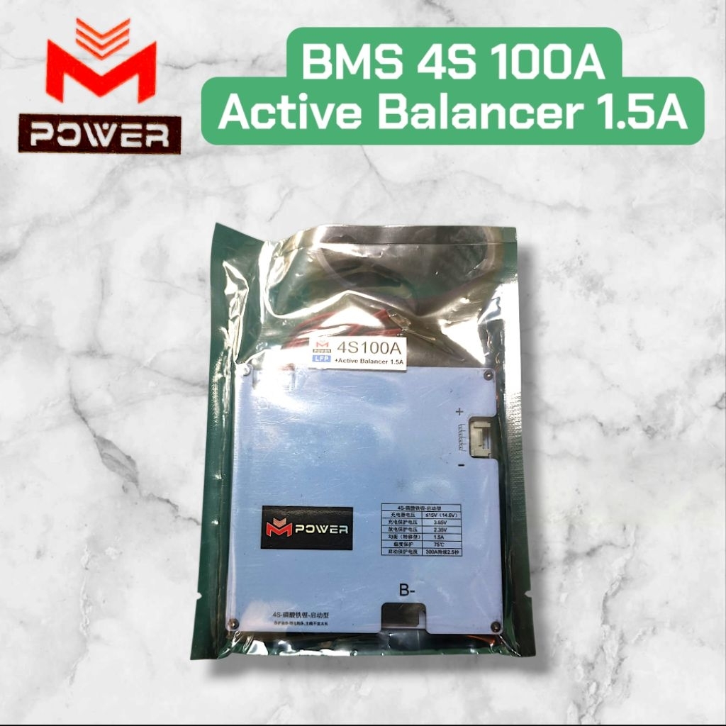 BMS 4S 100A พร้อม Active Balance 1.5A [M-POWER] วงจรป้องกันแบตเตอรี่ ...