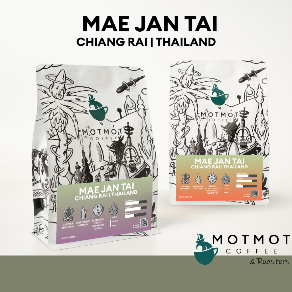 Mae Jan Tai Chiang-Rai Thailand (Anaerobic Washed & Natural) | กาแฟ แม่ ...