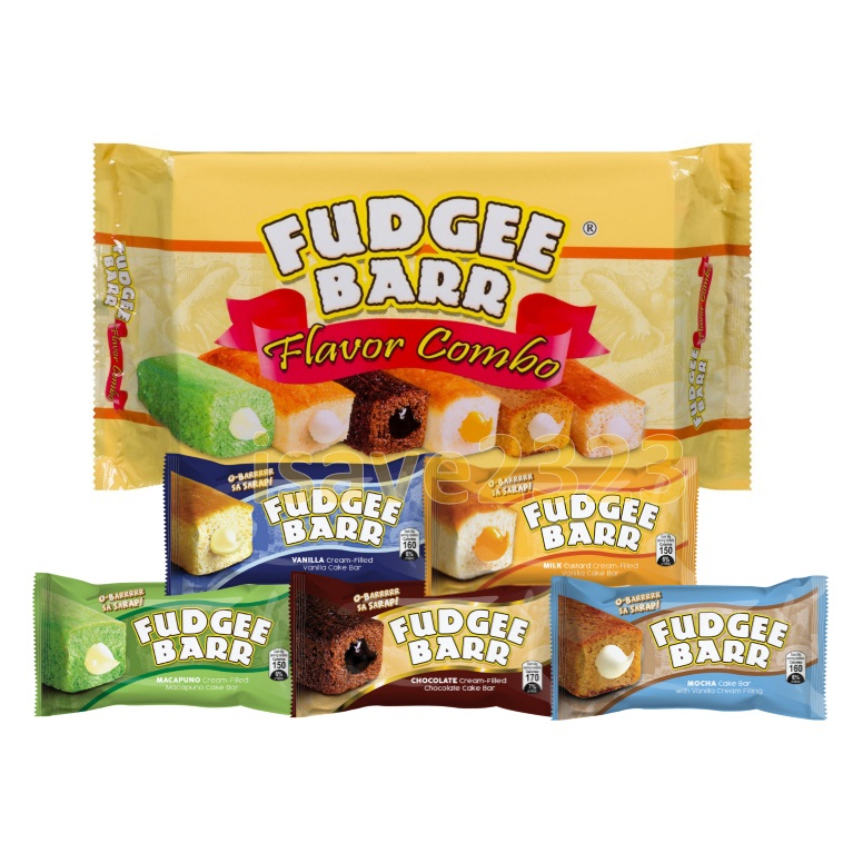 Fudgee Bar Assorted cakes 39g x 10 (sept 22,2025) | Shopee Thailand