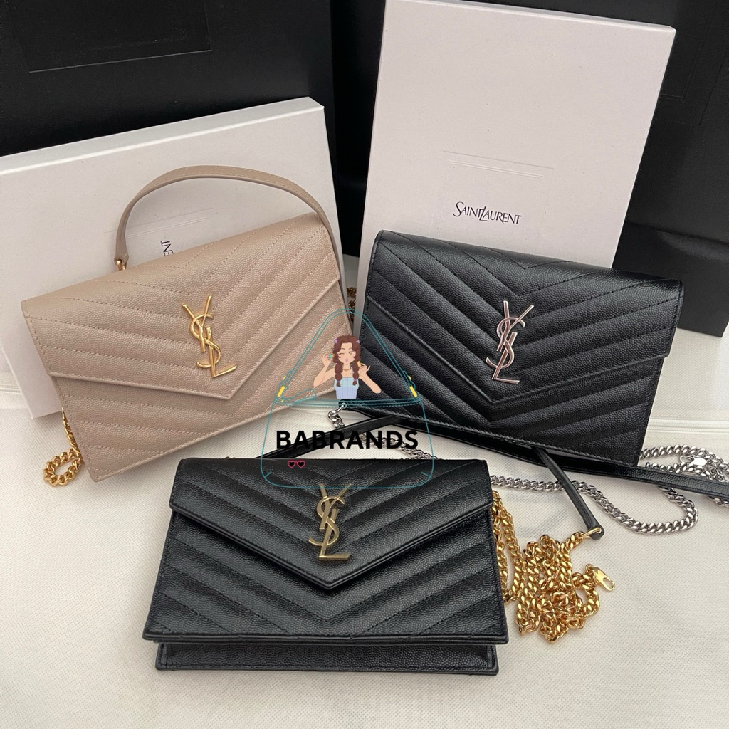 🔥พร้อมส่ง🔥New YSL WOC / Saint Laurent Woc size 7.5 inches ปี2025 | Shopee Thailand