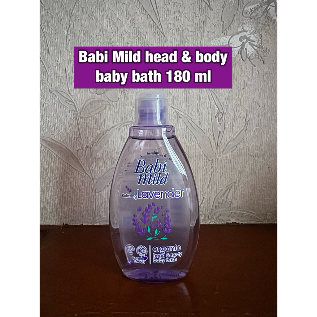 *ส่งด่วนทุกวัน* Babi mild head&body baby bath แบบขวด 180ml | Shopee ...