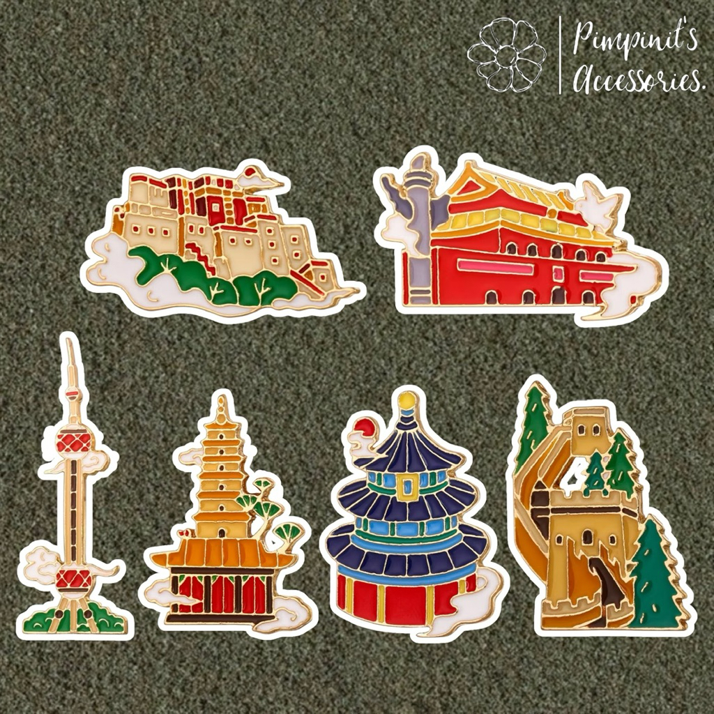 ร้านในไทยพร้อมส่ง : เข็มกลัดเซ็ทสถาปัตยกรรมที่มีชื่อเสียงในโลก | WORLD ...