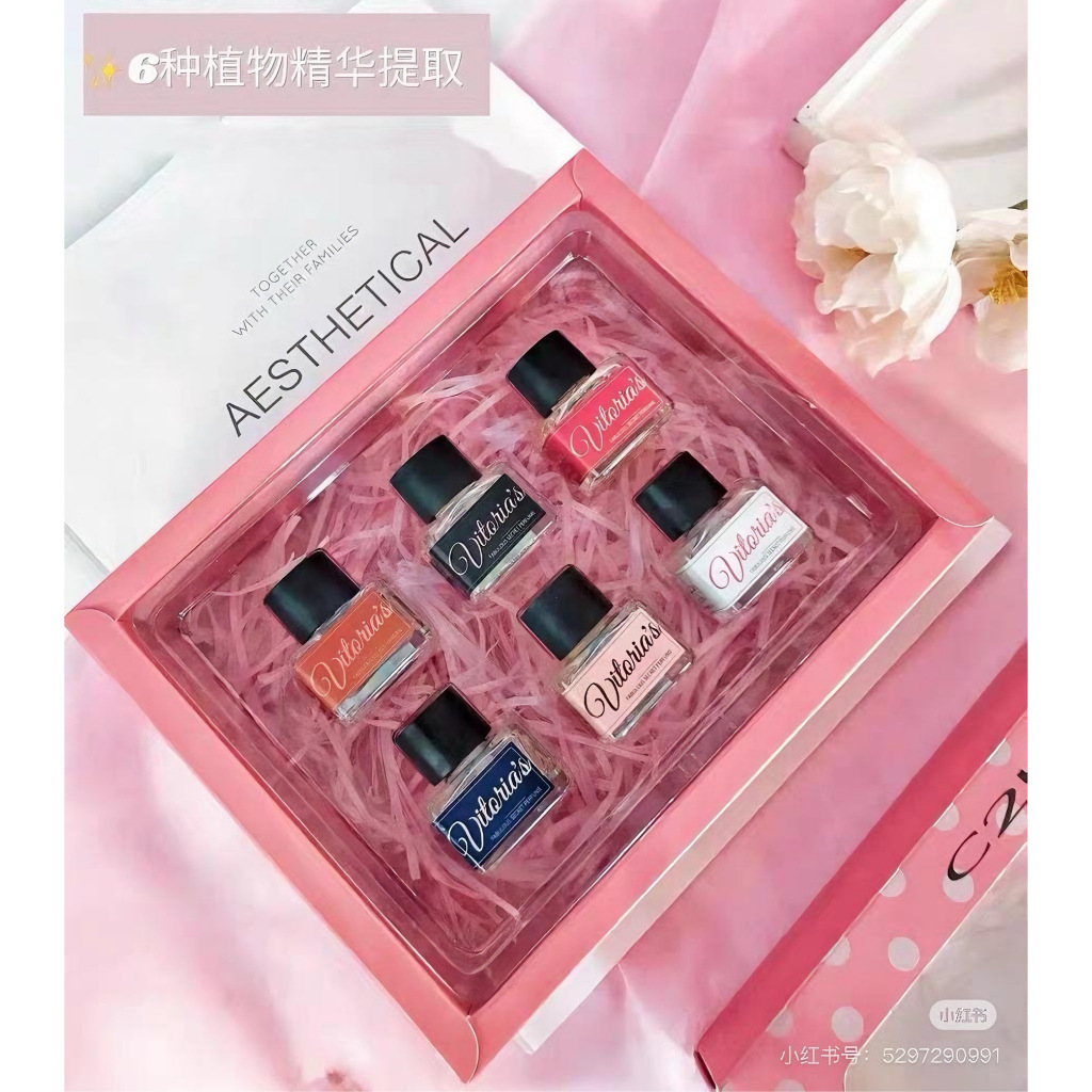 C2U เซท 6 กลิ่น น้ำหอมใส่เสื้อผ้าชั้นในสตรี น้ำหอมส่วนตัว สำหรับการไปเด ...