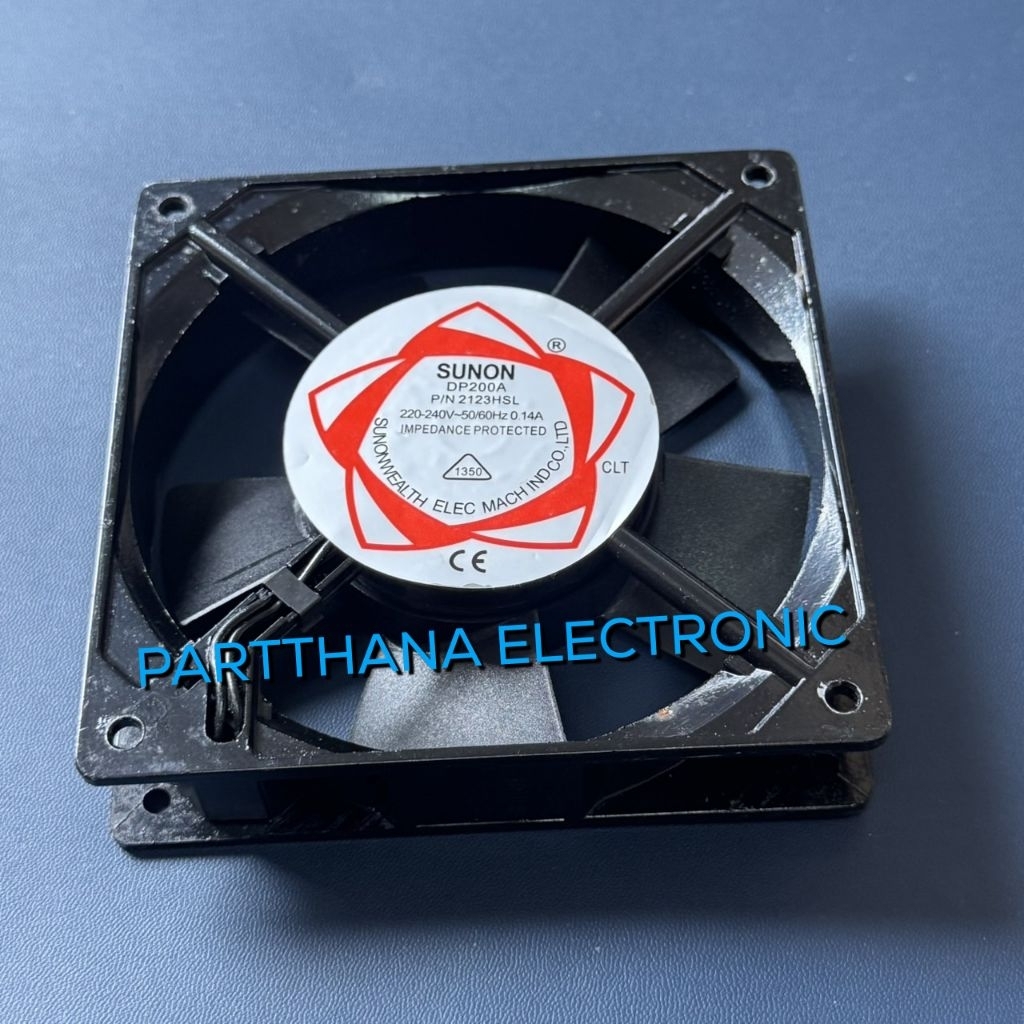 DP200A พัดลม 120x120x25MM 220VAC 0.14A แจ็คเสียบ ธรรมดา พร้อมส่งในไทย🚛🚛 ...