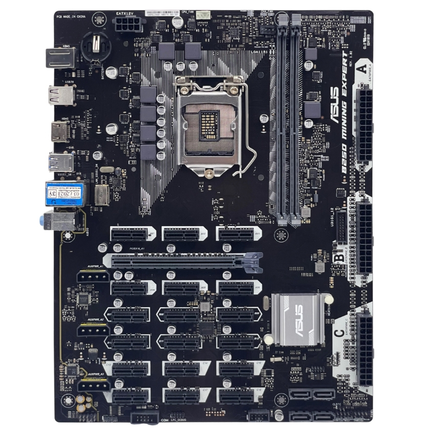 เมนบอร์ด ASUS B250 Mining Expert มือสอง สภาพสวย ใช้งานปกติ ประกัน 30 ...