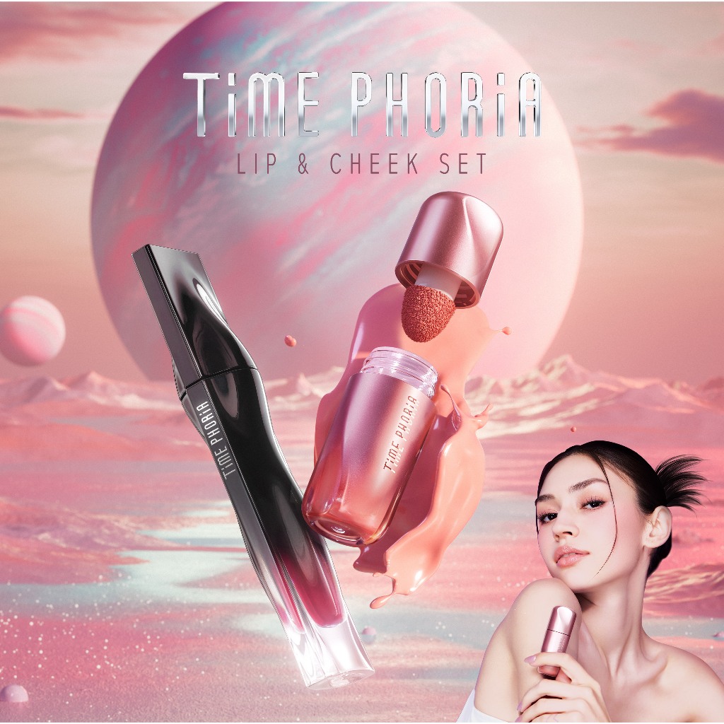 Time Phoria Stellar Dust Lip Stain | Pandora Cheek Liquid Blush | ลิป ...