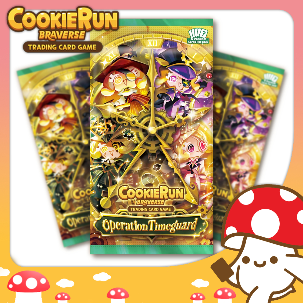 CookieRun Braverse TCG : Operation Timeguard - Booster Pack (การ์ด 15 ใบ) จาก Kinoko Card Game ...