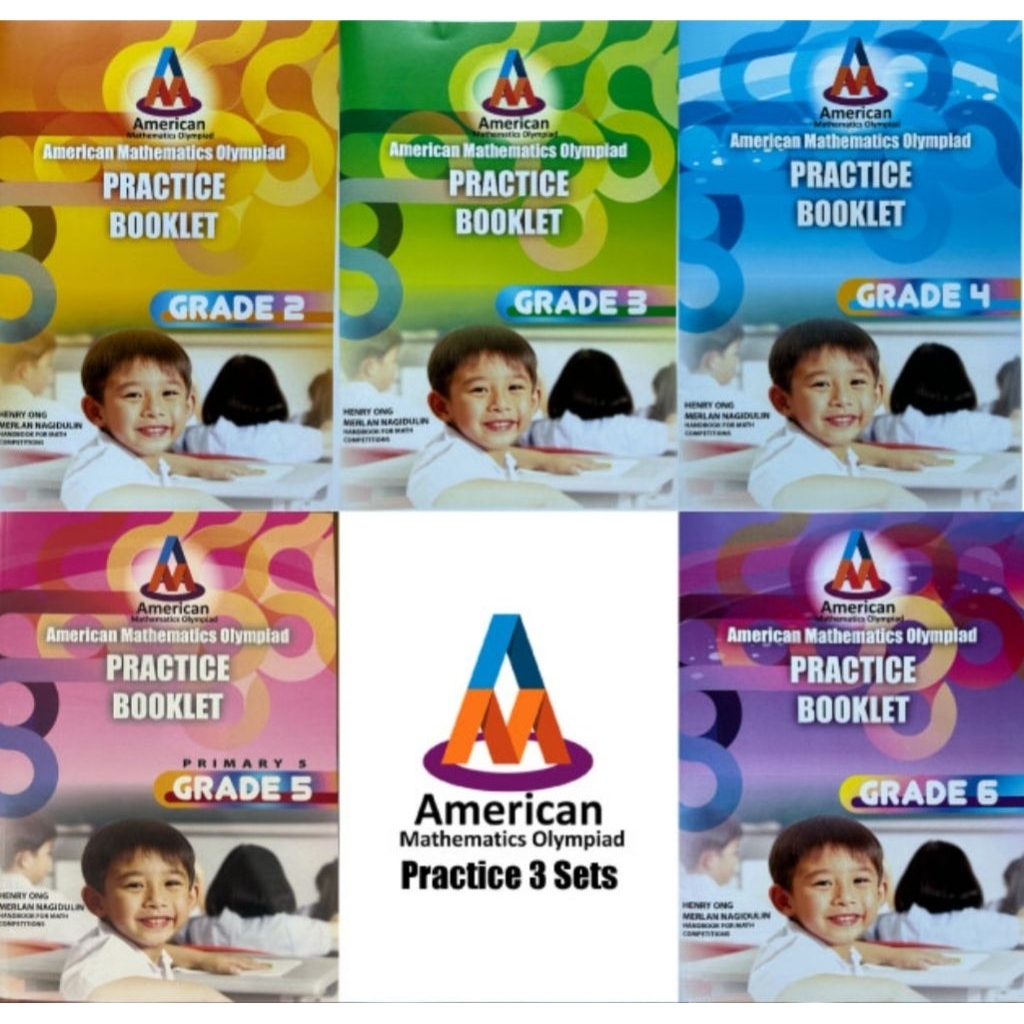 คณิตศาสตร์นานาชาติ AMO (P2-P6) Practice Booklet (3set) ภาษาอังกฤษ ...