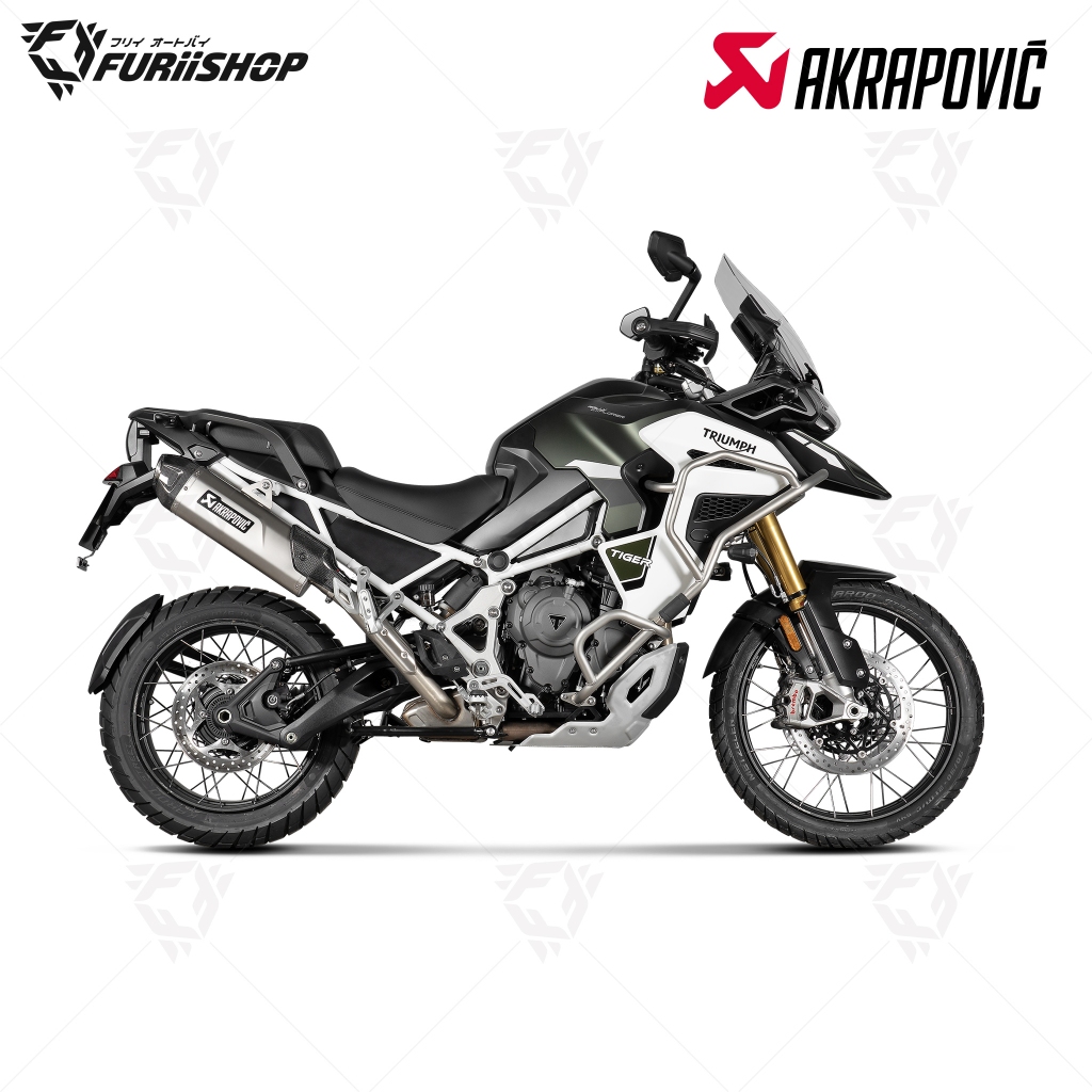 ท่อแต่ง Akrapovic Exhaust Slip-On Line (Titanium) TRIUMPH TIGER 1200 2022-24 | Shopee Thailand