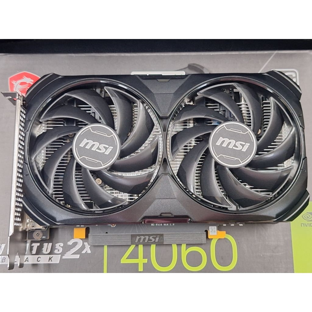 การ์ดจอมือ ️ MSI GEFORCE RTX 4060 VENTUS 2X BLACK 8G OC - 8GB GDDR6 ประกัน JIB | Shopee Thailand