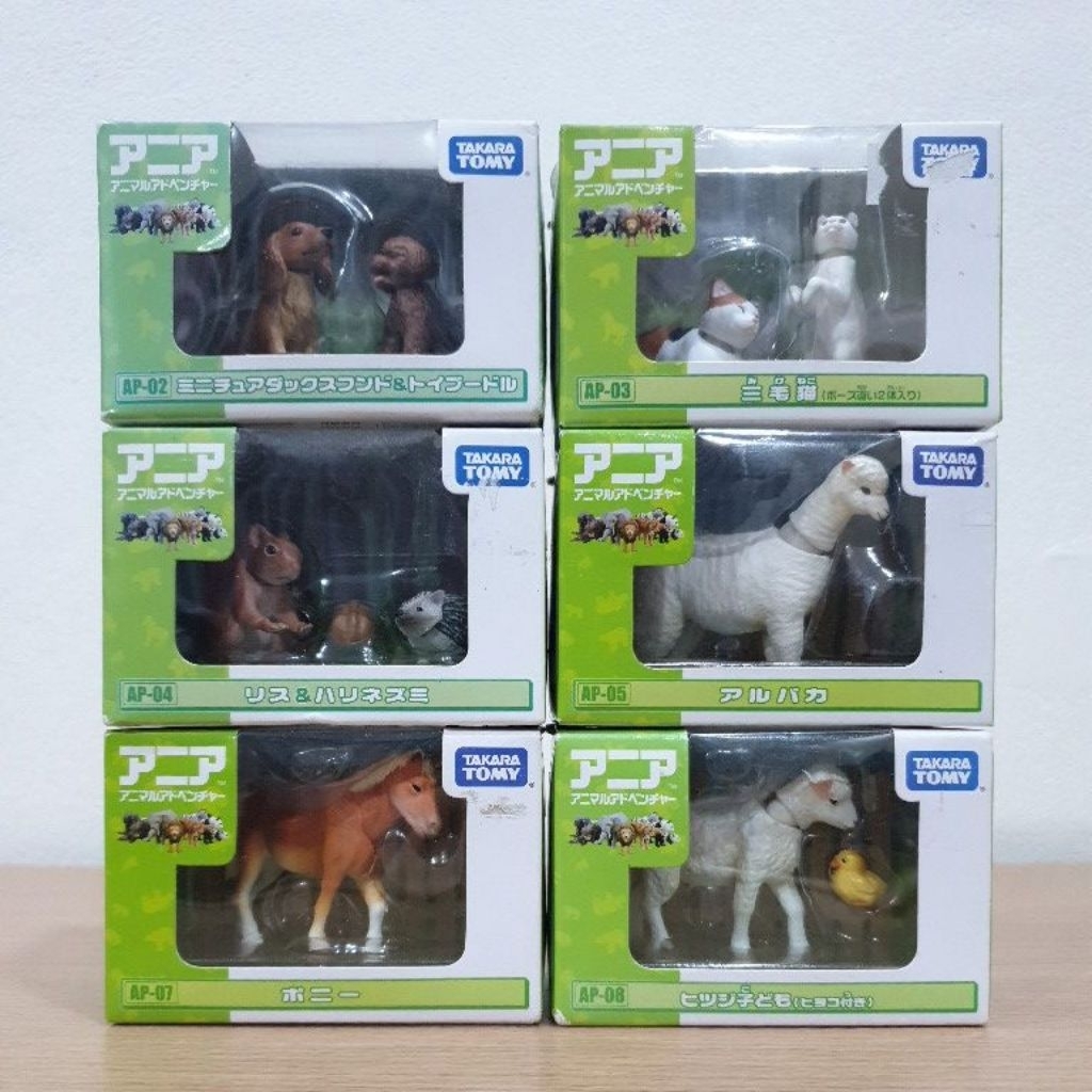 Ania Animal Adventure Series AP โมเดล สัตว์ Dachshund Poodle Alpaca ดัช ...