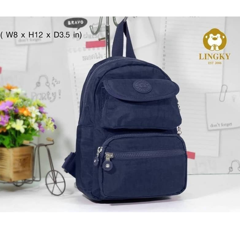 กระเป๋าเป้ รุ่น LK-101 สะพายหน้า สะพายหลังได้ #เป้ #มีเก็บปลายทาง #เป้สะพายหลัง ยี่ห้อ LINGKY ...