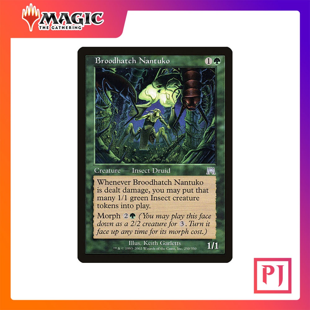 [MTG] Broodhatch Nantuko [ONS] [GREEN] [UNCOM] [NORMAL] [ENG] (การ์ดเม ...