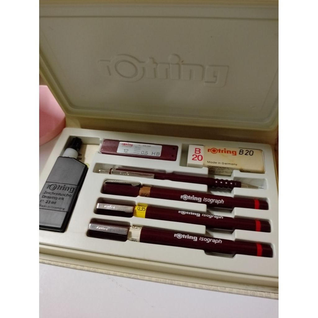 ปากกาเขียนแบบrotring isograph college set | Shopee Thailand