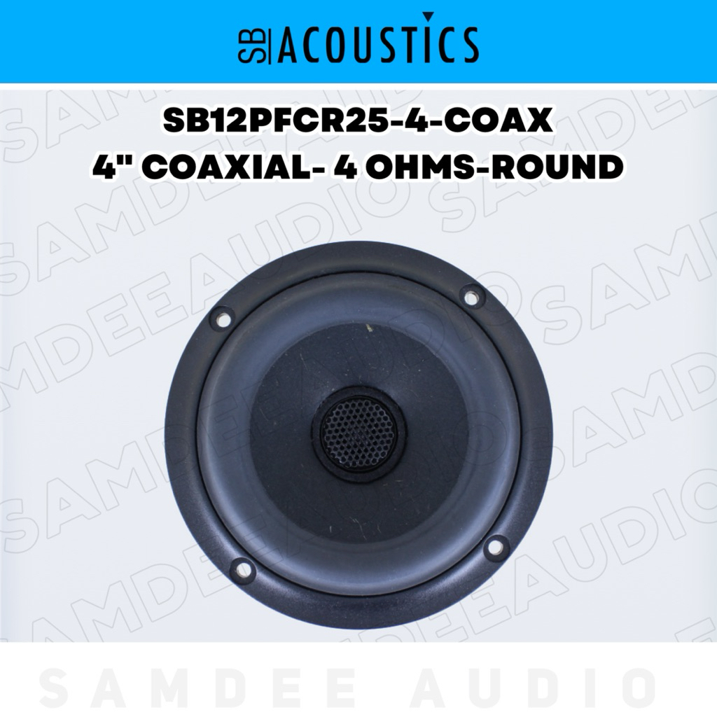ราคาต่อข้าง/SB Acoustics SB12PFCR25-4-COAX 4" Coaxial- 4 ohms-ROUND ...