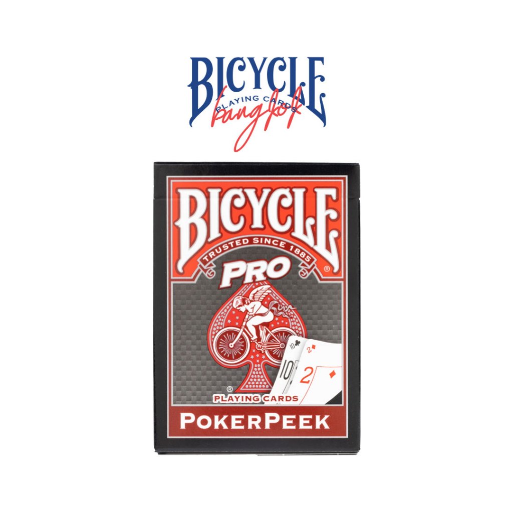 ไพ่ Bicycle Pro Poker Peek – Red (แท้) การ์ดสะสม | Shopee Thailand
