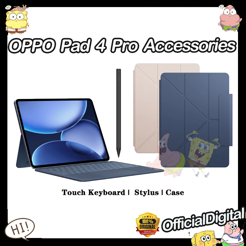 Original OPPO Pad 4 Pro Accessories for ( Stylus / Case / Touch ...