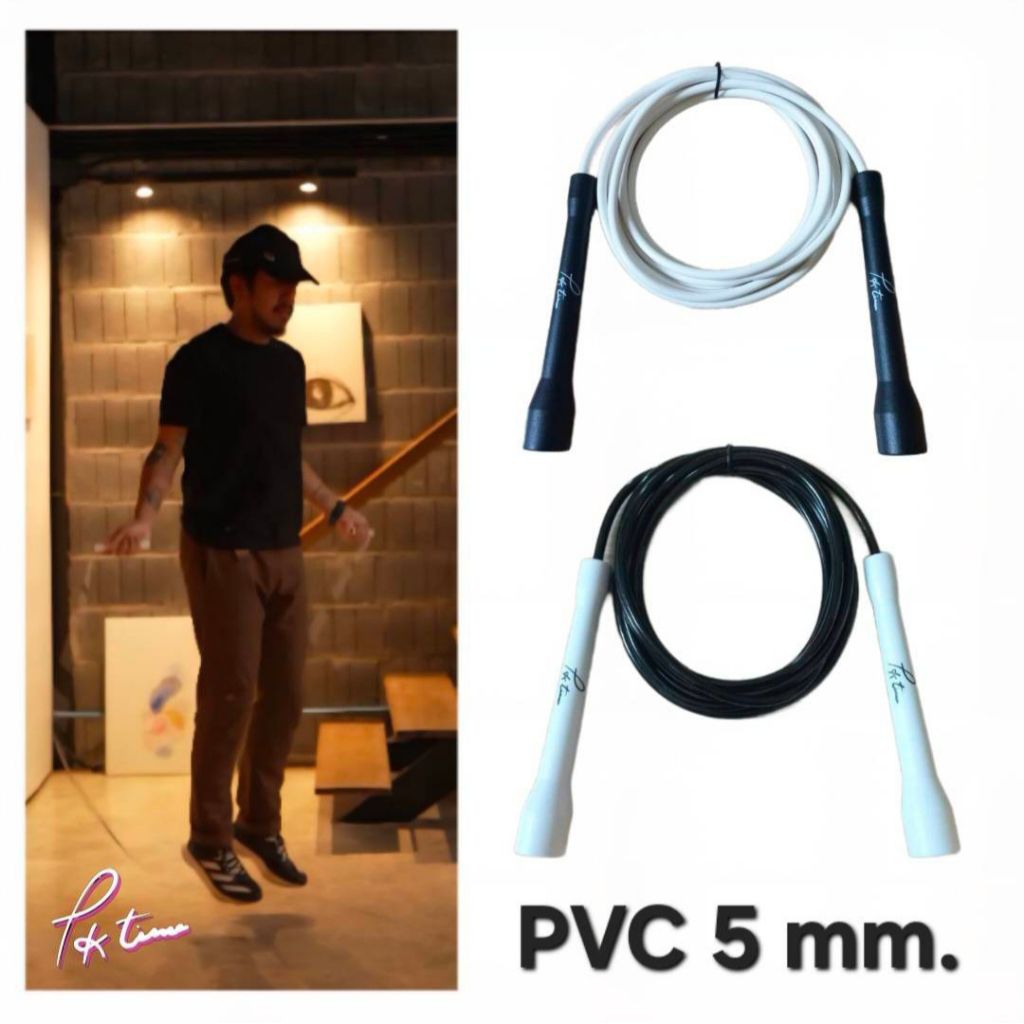 เชือกกระโดดPVC Speed Rope By PK Time | Shopee Thailand