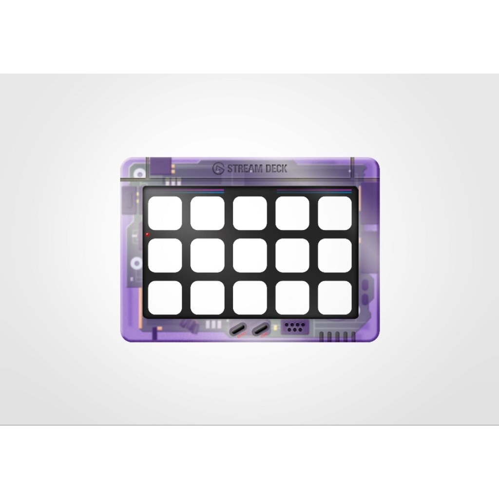 Face Plate Elgato Stream deck Mk.2 สี retro purple | Shopee Thailand