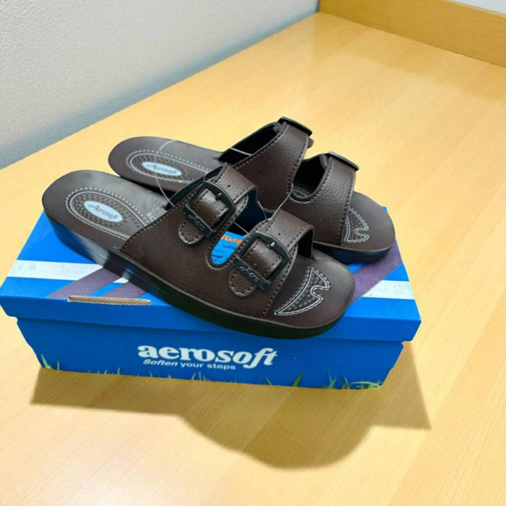 Aerosoft 2101 รองเท้าแตะผู้หญิง แบบสวม เพื่อสุขภาพ ยี่ห้อแอโร่ซอฟ ...