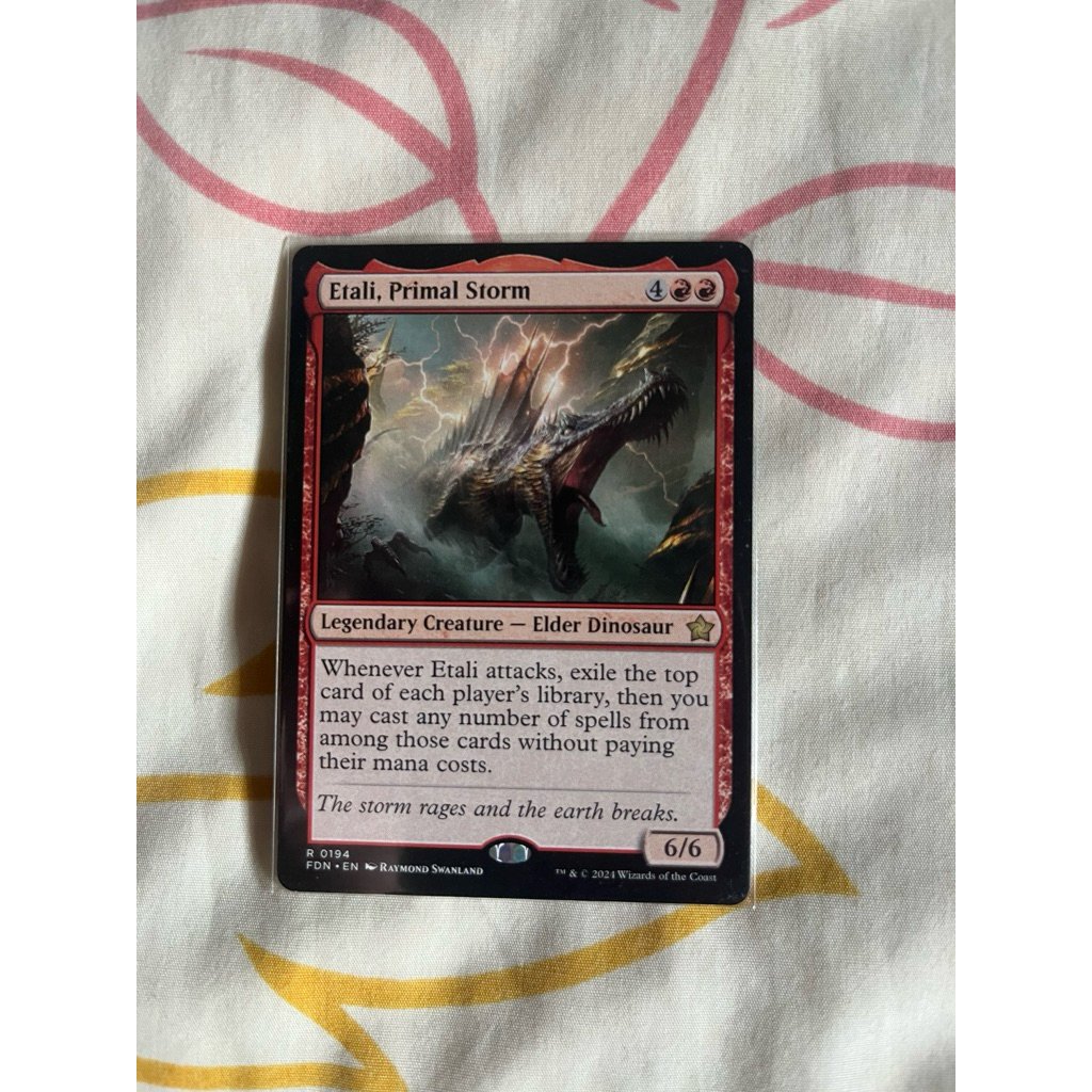 การ์ด MTG Etali, Primal storm Red Magic the gathering EDH รุ่น FDN สภาพ Ex-Nm | Shopee Thailand
