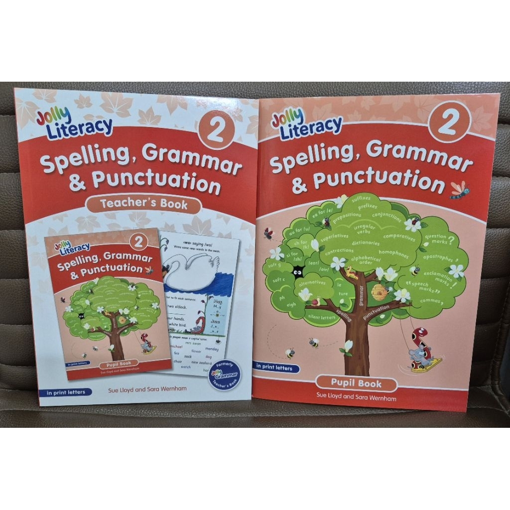 New! Set of Teacher & Pupil Book 2: Spelling, Grammar & Punctuation ...