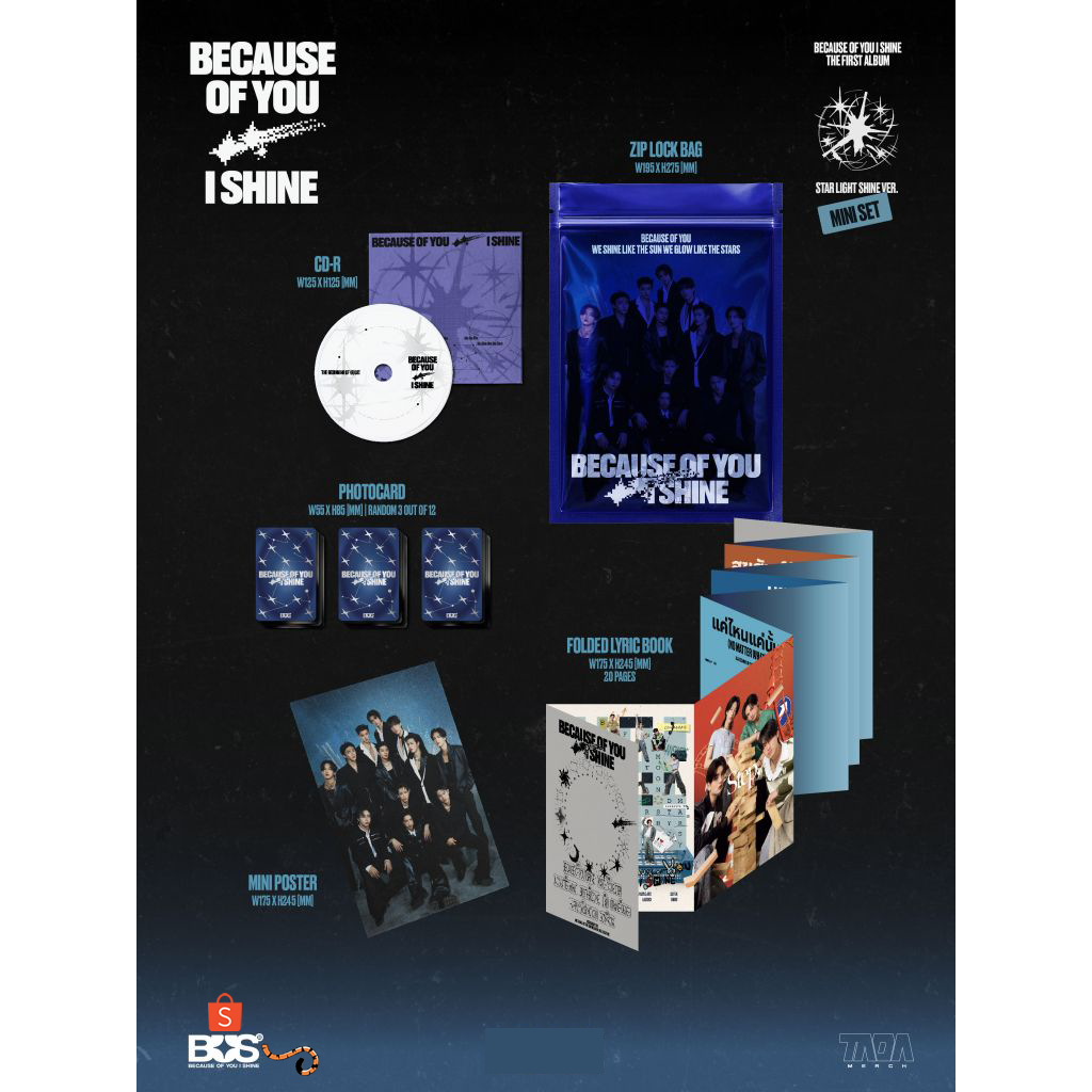 (พร้อมส่ง!)การ์ด,อัลบั้ม BUS BECAUSE OF YOU, I SHINE ALBUM (MINI & FULL ...
