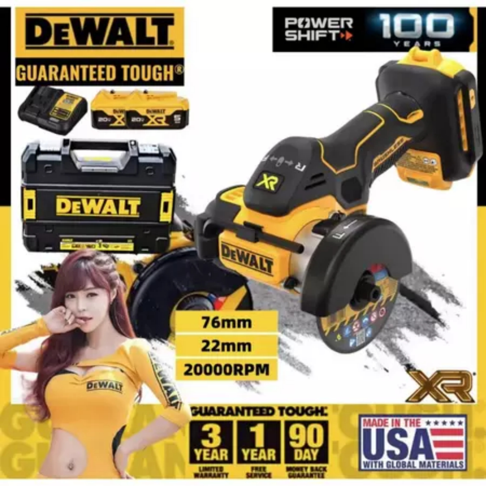 DEWALT DCS438 20V มินิแบบพกพาไร้สาย Brushless เครื่องบดมุม Slotting Saw ...