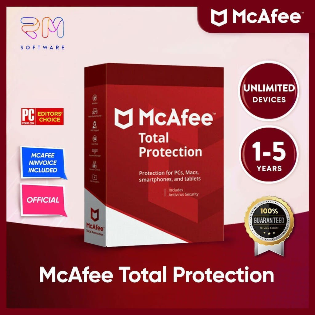 McAfee Total Protection ORIGINAL McAfee | Unlimited Device Genuine ...