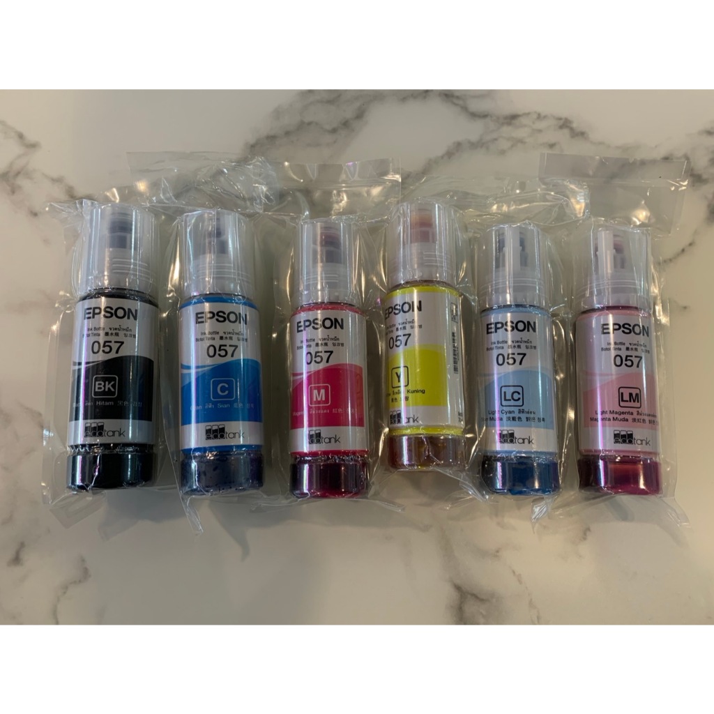 หมึก EPSON 057 ของแท้ No box ไม่มีกล่อง แกะออกจากเครื่อง | Shopee Thailand