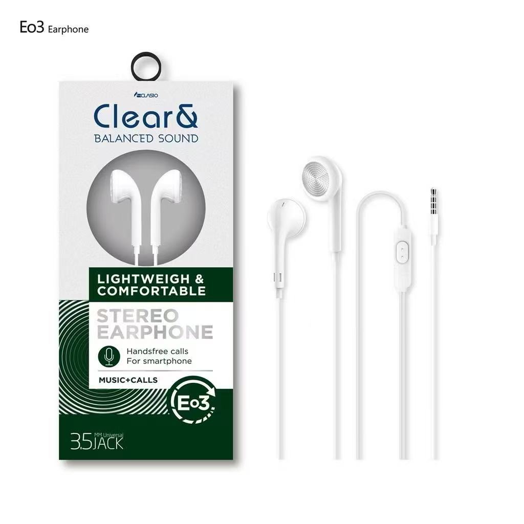 หูฟัง kin E03 small talk in ear หูกลม มีไมค์คุยได้ ใช้ได้ทุกรุ่น (แท้ ...