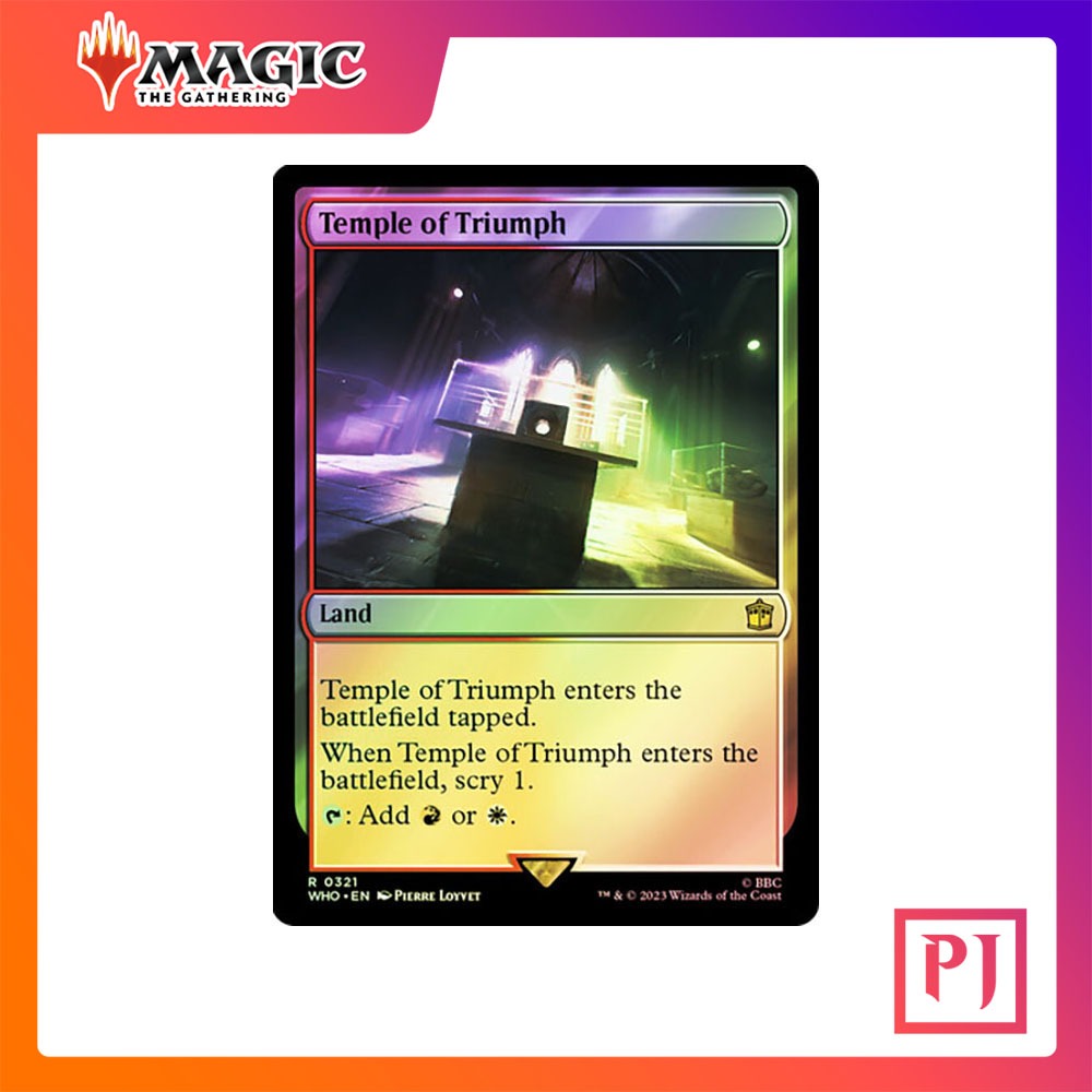[MTG] Temple of Triumph [WHO] [LAND] [RARE] [FOIL] [ENG] (การ์ดเมจิค ...